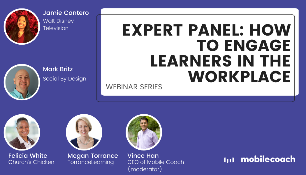 Webinar: How to Engage Learners in the workplace - Mobile Coach